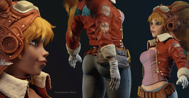 Fourmille Gratule 3D Fan Art by Niels Timmerman – zbrushtuts