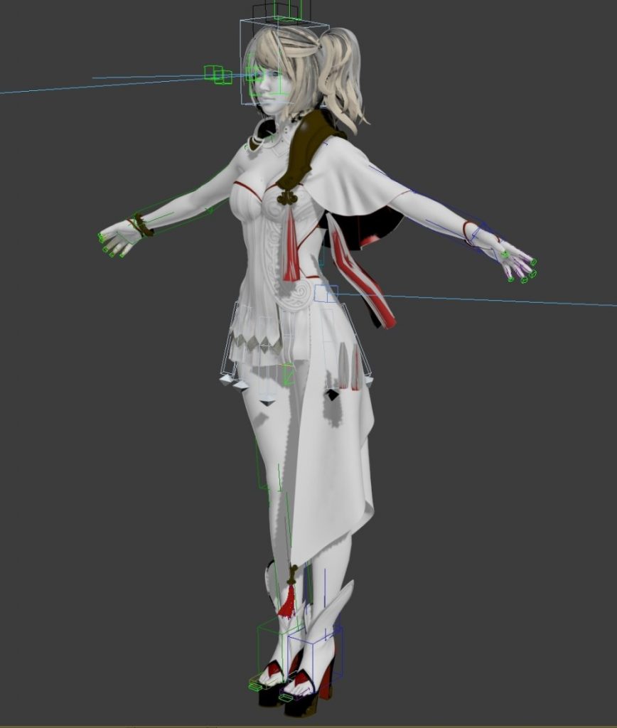 Tianyu Online MMORPG character 3D WIP by seungmin Kim – zbrushtuts