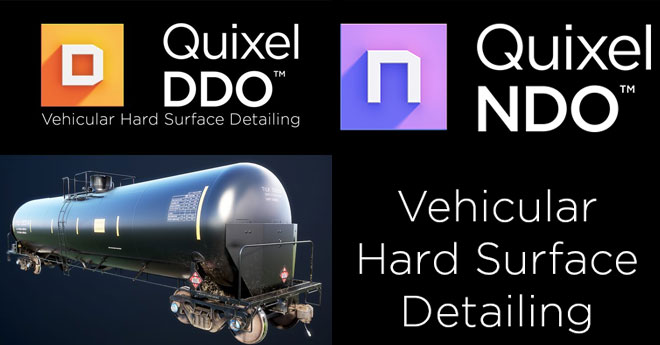Vehicular Hard Surface Detailing using Quixel DDO and NDO by Jonathan ...