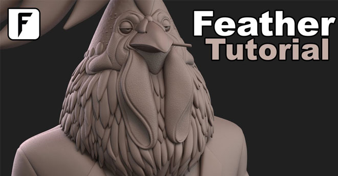 ZBrush Feather Tutorial – Follygon – zbrushtuts